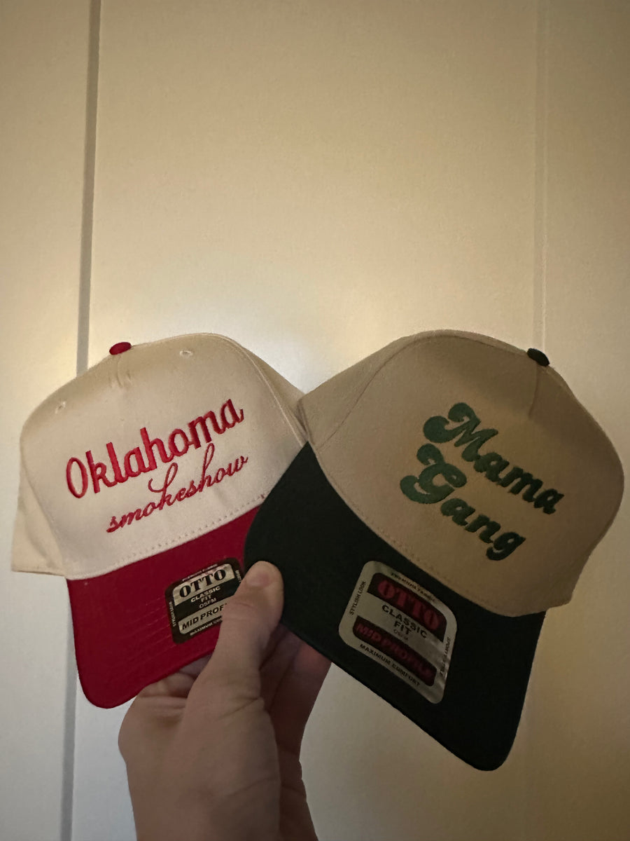 Custom 5 Panel Mid Profile Baseball Cap – Stitchin' Pretty