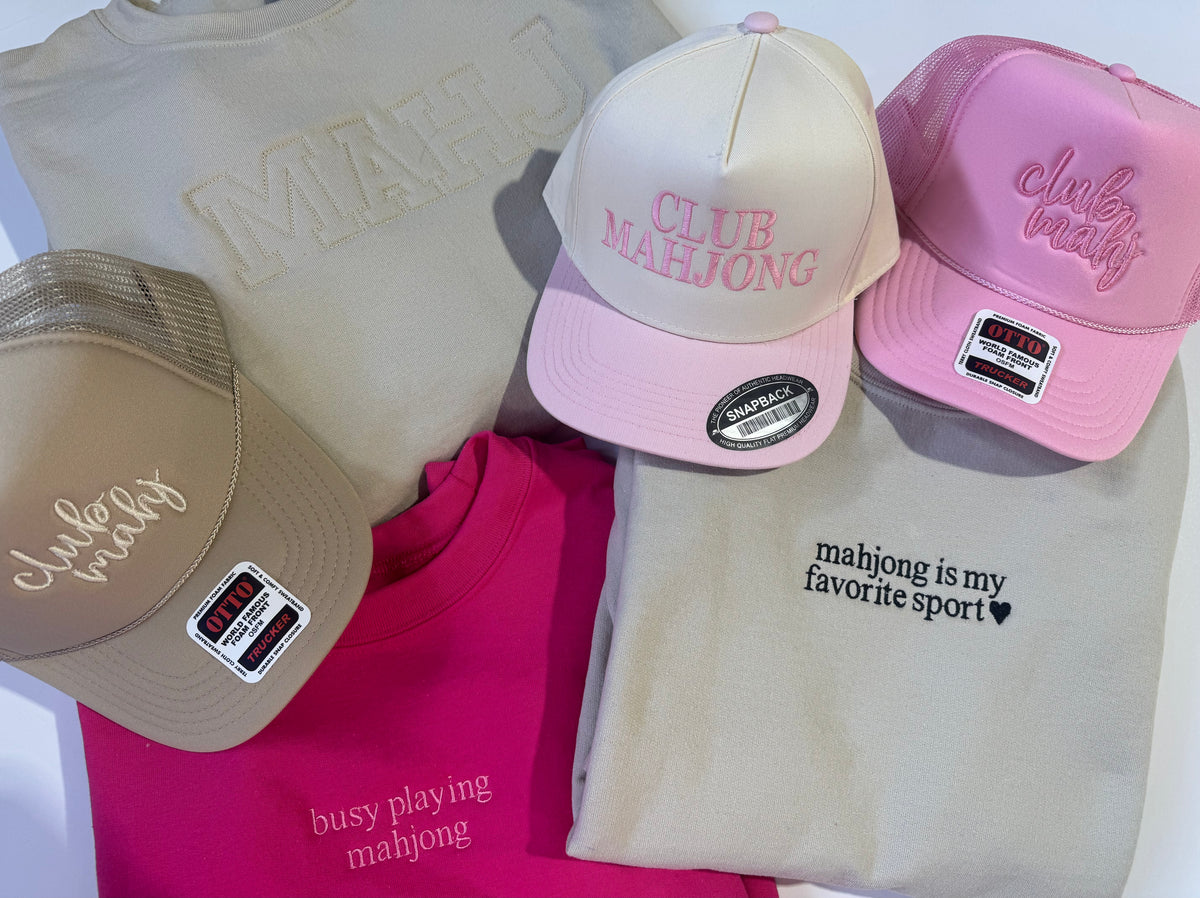 Club Mahjong Hat – Stitchin' Pretty