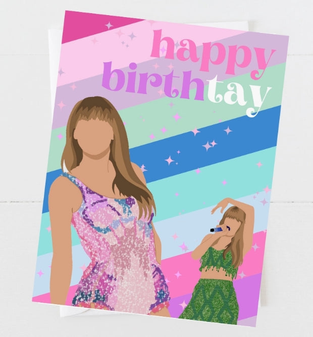 Swiftie - Happy Birth-Tay Card – Stitchin' Pretty